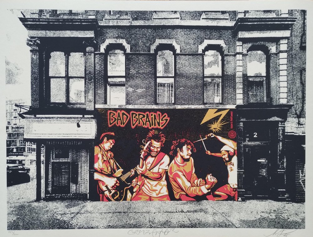 Shepard Fairey (Obey Giant), Bad Brains Bowery and Bleecker, 2025 ...