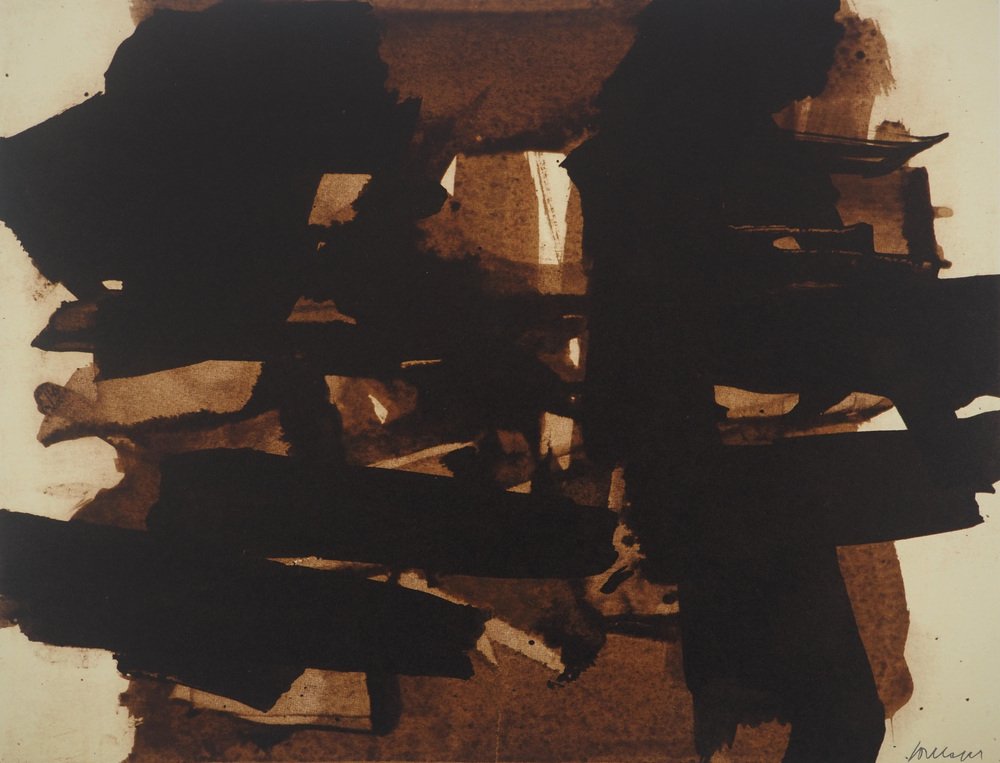 Pierre Soulages, After a Painting II from 1960, Photogravure for sale ...