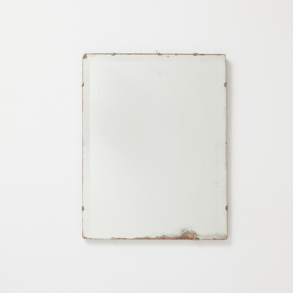Wabi-Sabi French Rectangular Mirror with Raw Edges and Foxing, 1940 for ...