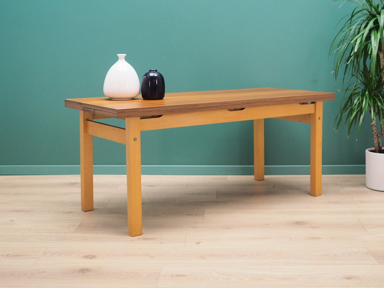 Danish Beech Table from OFM, 1980s for sale at Pamono