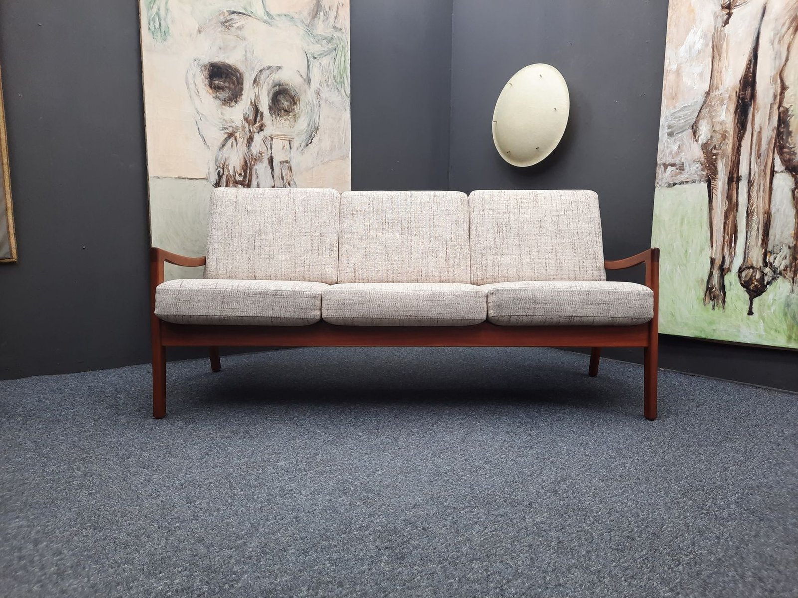 Senator Teak Sofa by Ole Wanscher for Cado, 1960s for sale at Pamono