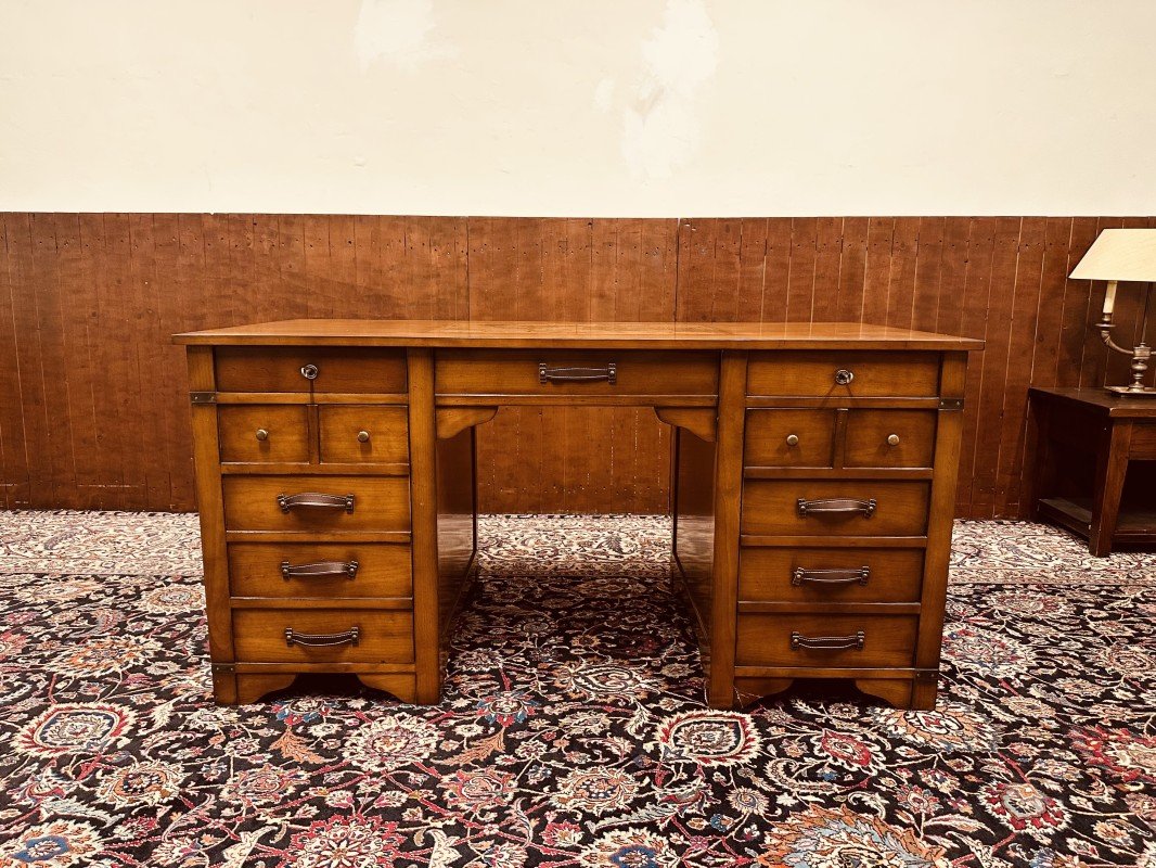 English World Map Desk for sale at Pamono