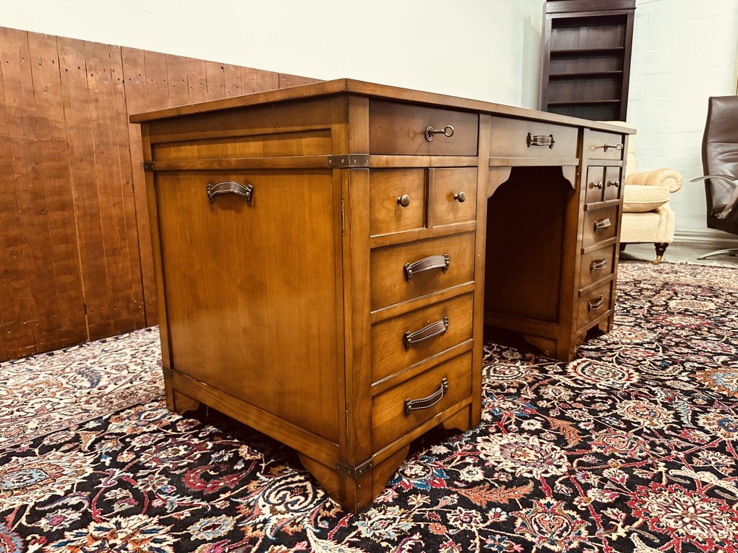 English World Map Desk for sale at Pamono