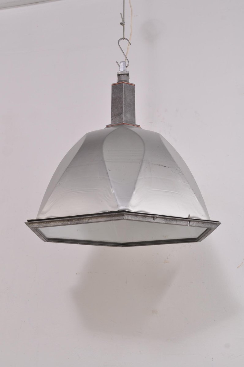 Vintage Industrial Factory Light, 1950s for sale at Pamono