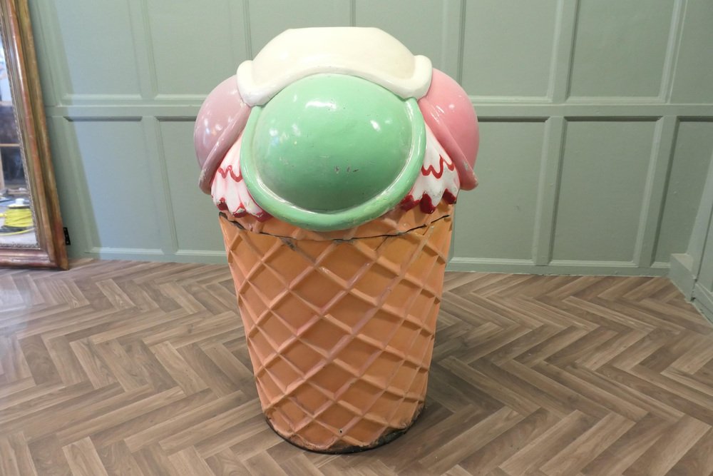 Fair Ground Ice Cream Waste Bin, 1960s for sale at Pamono