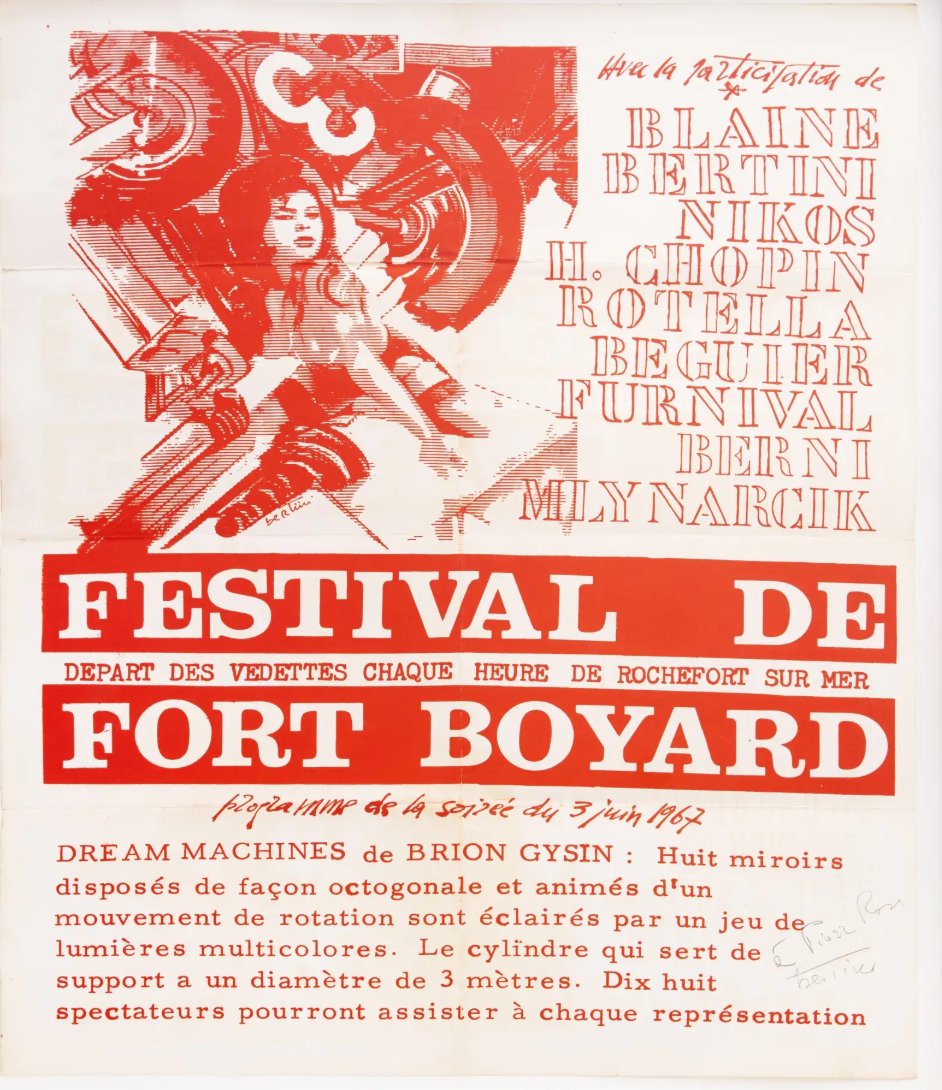 Festival de Fort Boyard: Dream Machines Screenprint Poster by Gianni ...