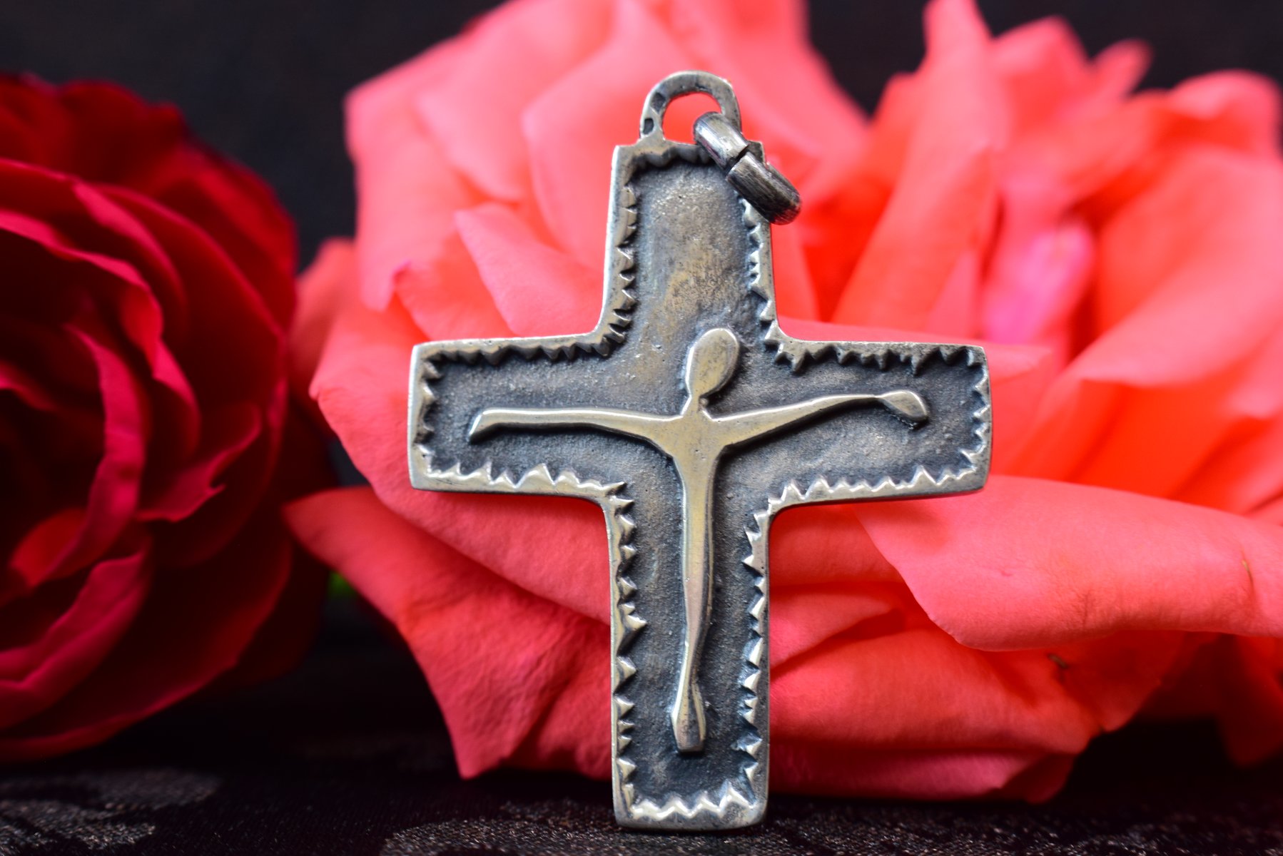 Modernist Pectoral Cross in Sterling Silver by Reyt, 1950s for sale at ...