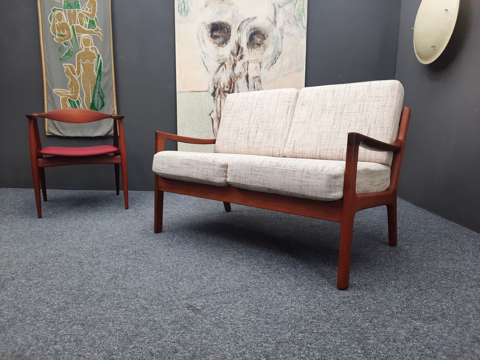 Teak Senator Sofa by Ole Wanscher for Cado, 1960s for sale at Pamono