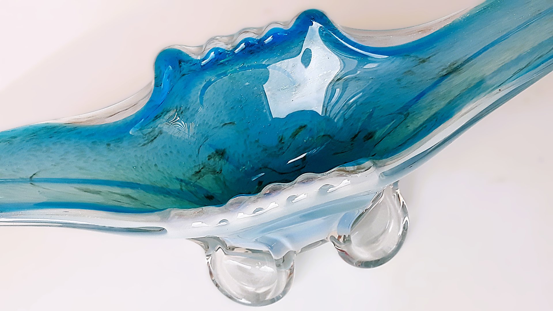 Handmade Murano Glass Bowl, 1970 for sale at Pamono