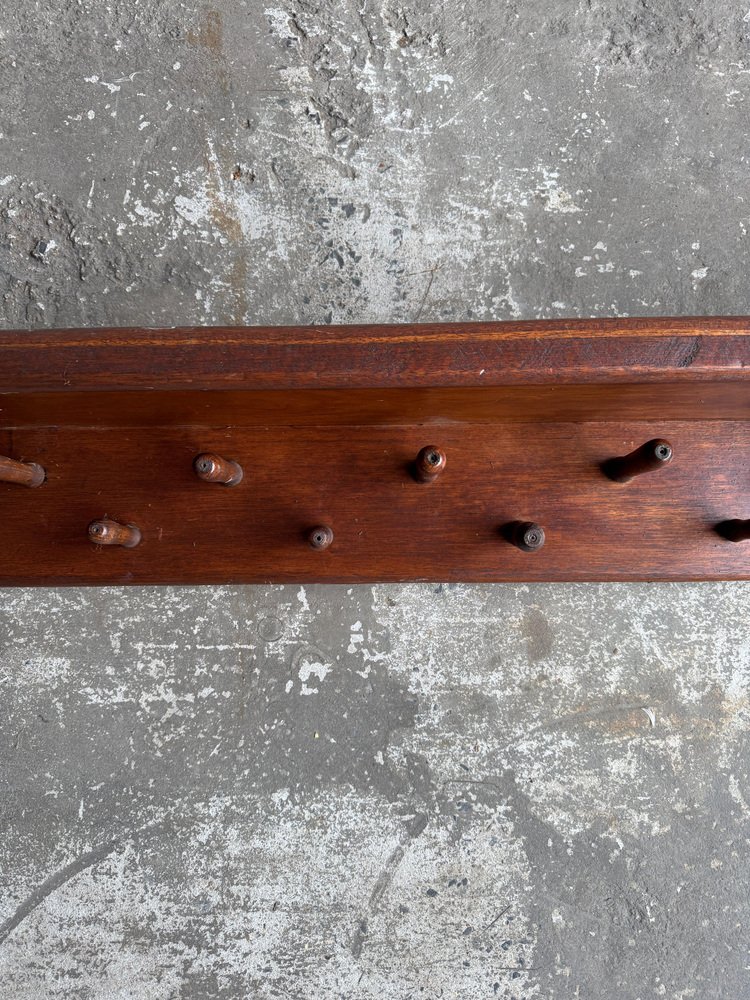 Vintage Wooden Coat Rack, 1960s for sale at Pamono