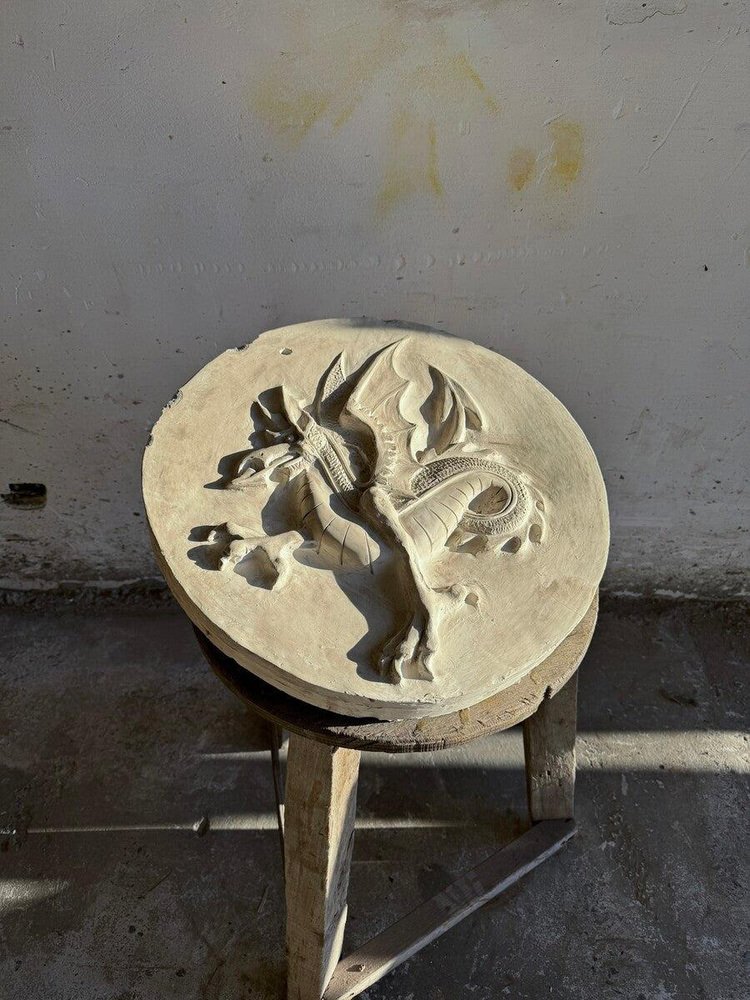 Plaster Dragon by Walter De Buck for sale at Pamono