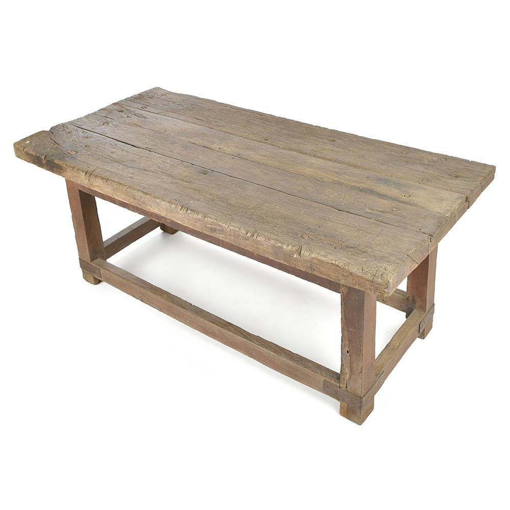 Antique Solid Wood Table for sale at Pamono