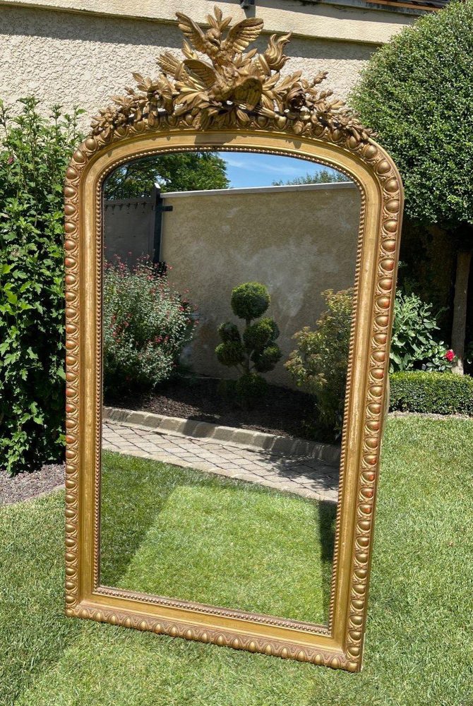 Napoleon III Plaster Mirror for sale at Pamono