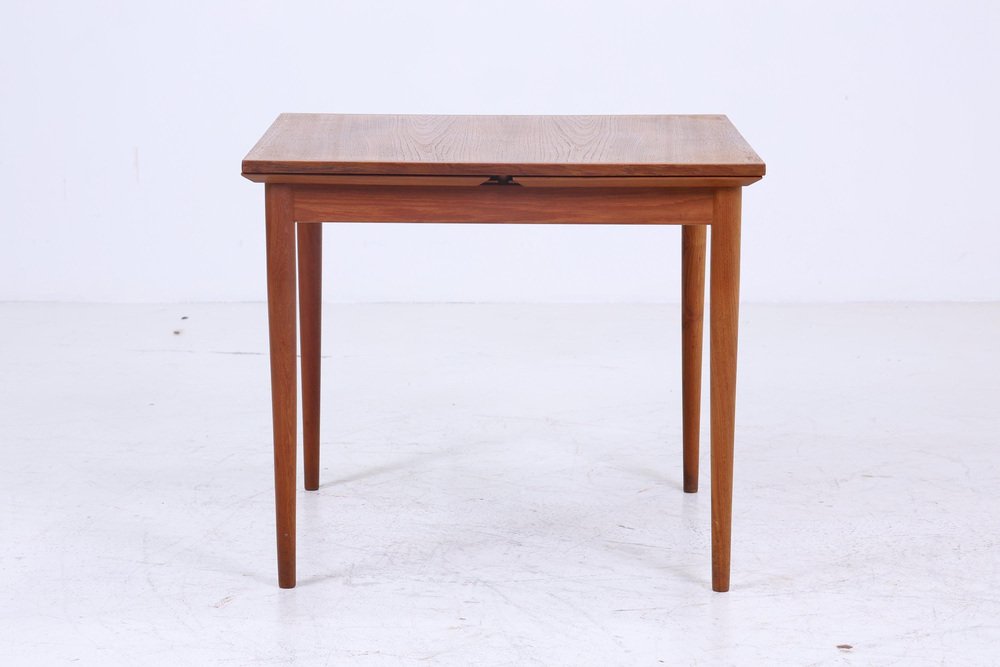 Vintage Extendable Teak Kitchen Table, 1970s for sale at Pamono