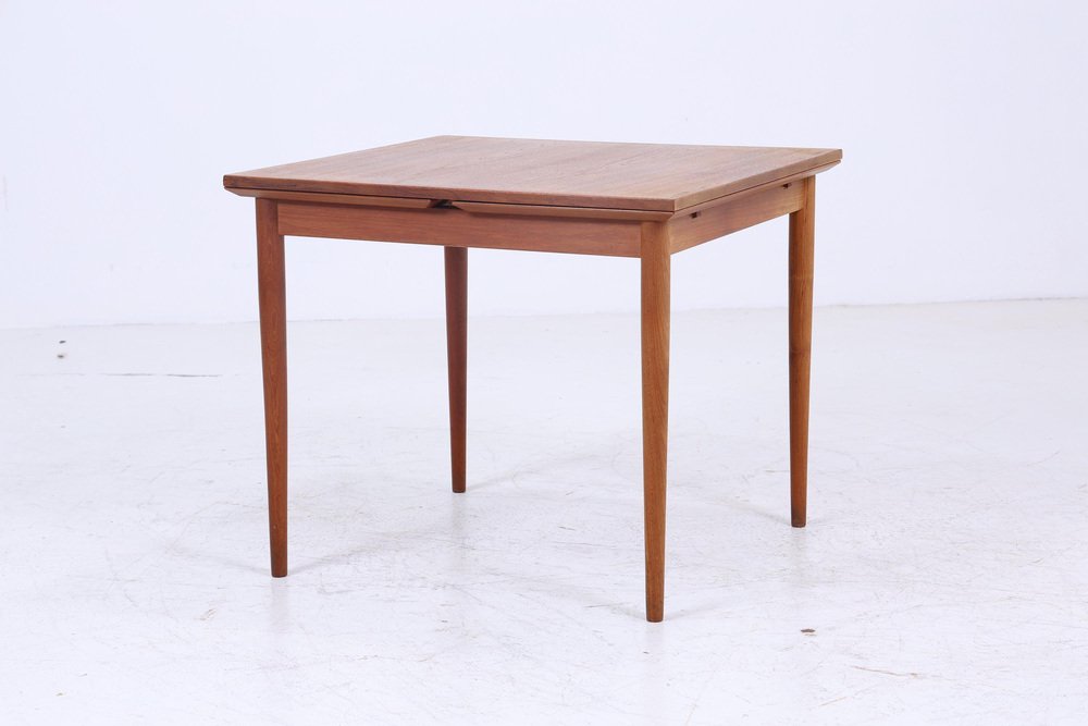 Vintage Extendable Teak Kitchen Table, 1970s for sale at Pamono