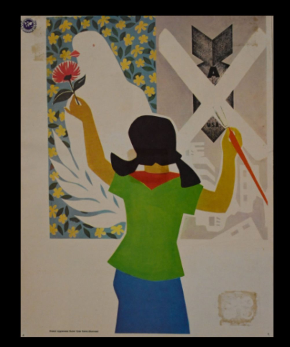 Soviet Propaganda Poster, Mid-20th Century for sale at Pamono