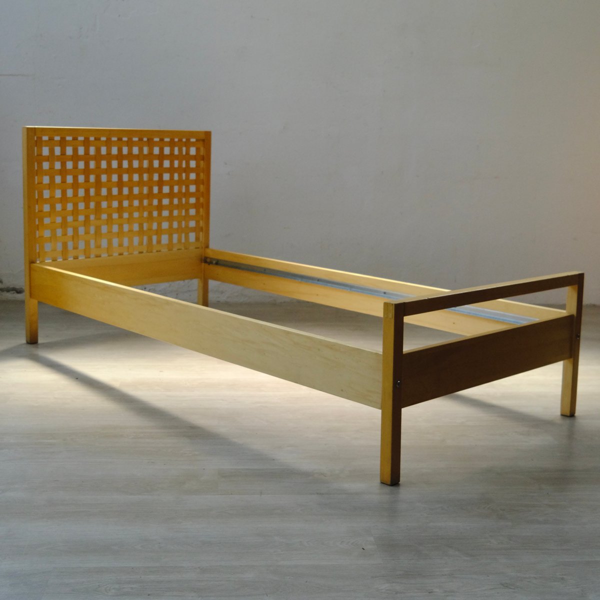 Vintage Single Bed with Nightstand Ottenby from Ikea, 1980s, Set of 2 ...