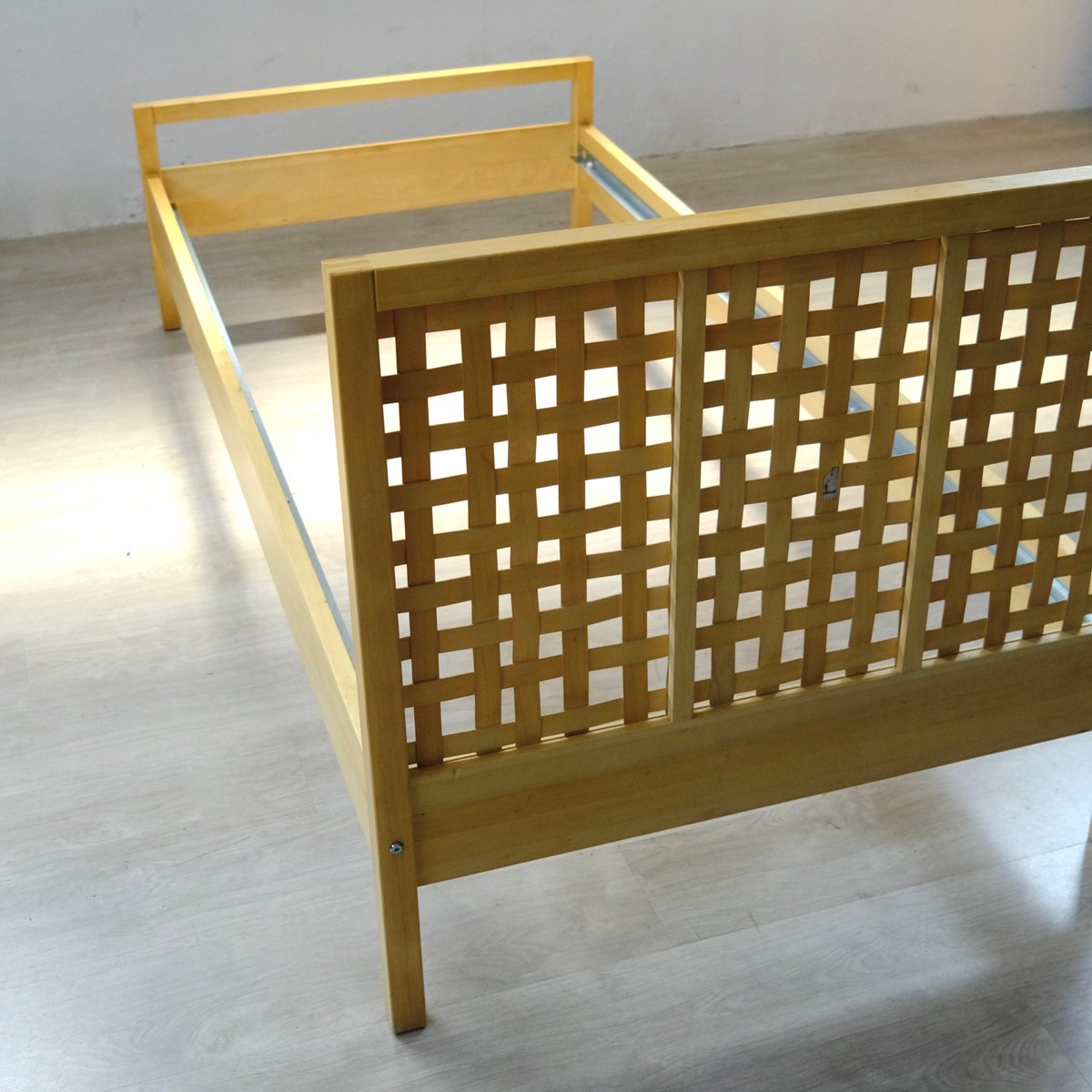 Vintage Single Bed with Nightstand Ottenby from Ikea, 1980s, Set of 2 ...