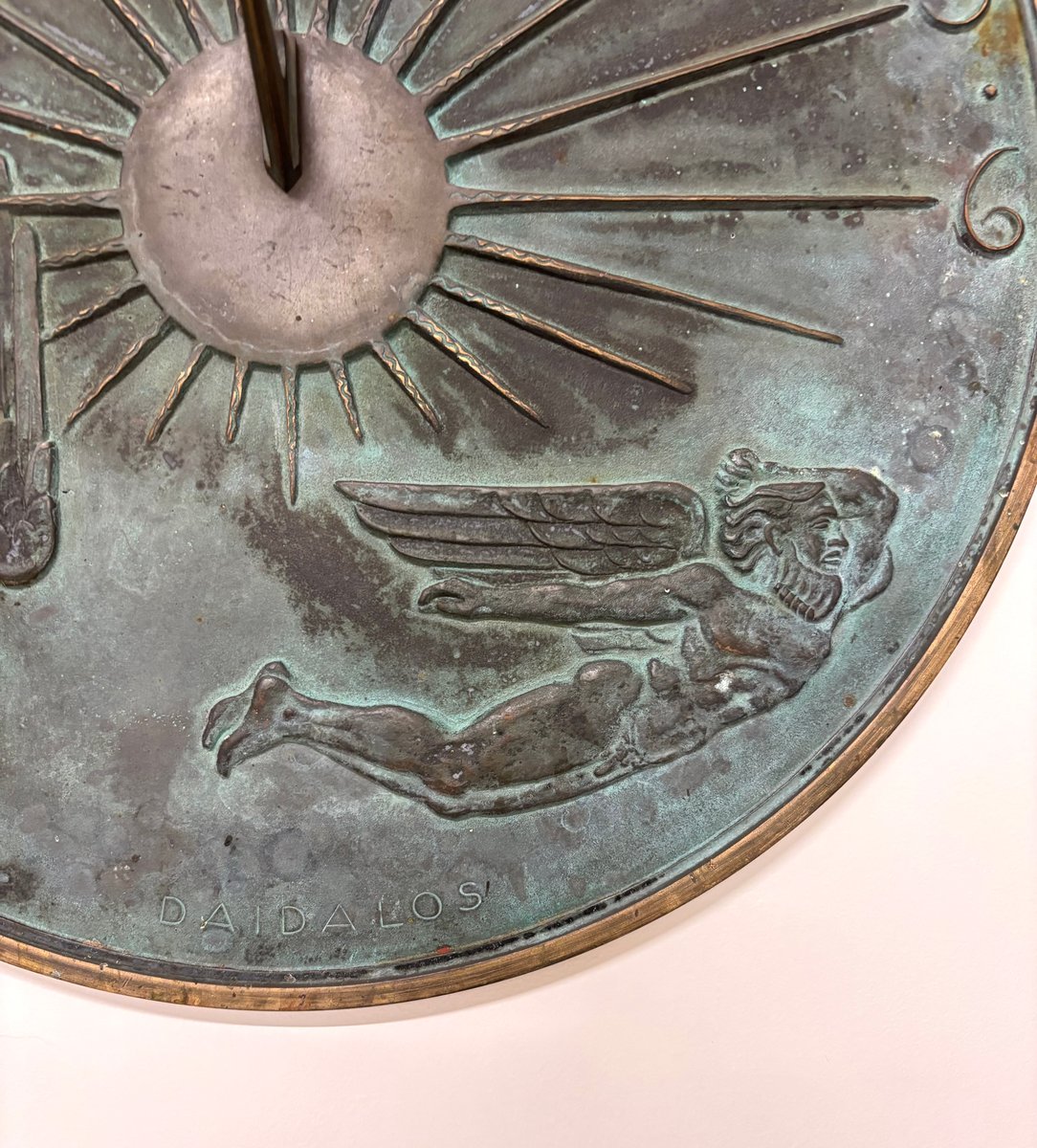 Swedish Grace Sundial in Patinated Bronze by Ulla Fogelklou-Skogh ...