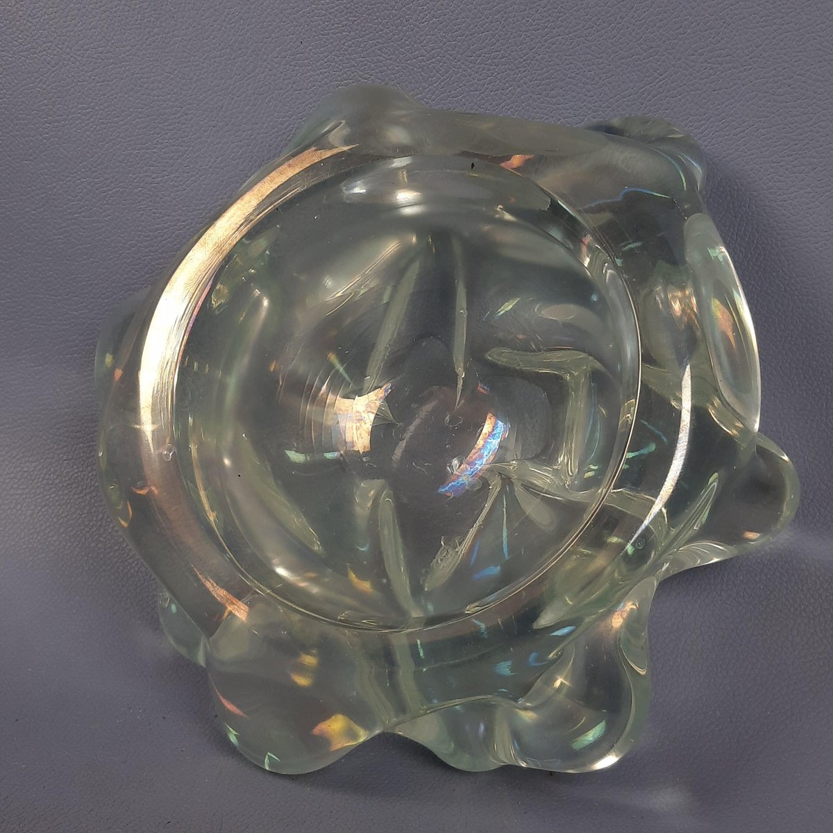 Antique Triptych of Bowls in Murano Glass by Barovier & Toso, 1940, Set ...