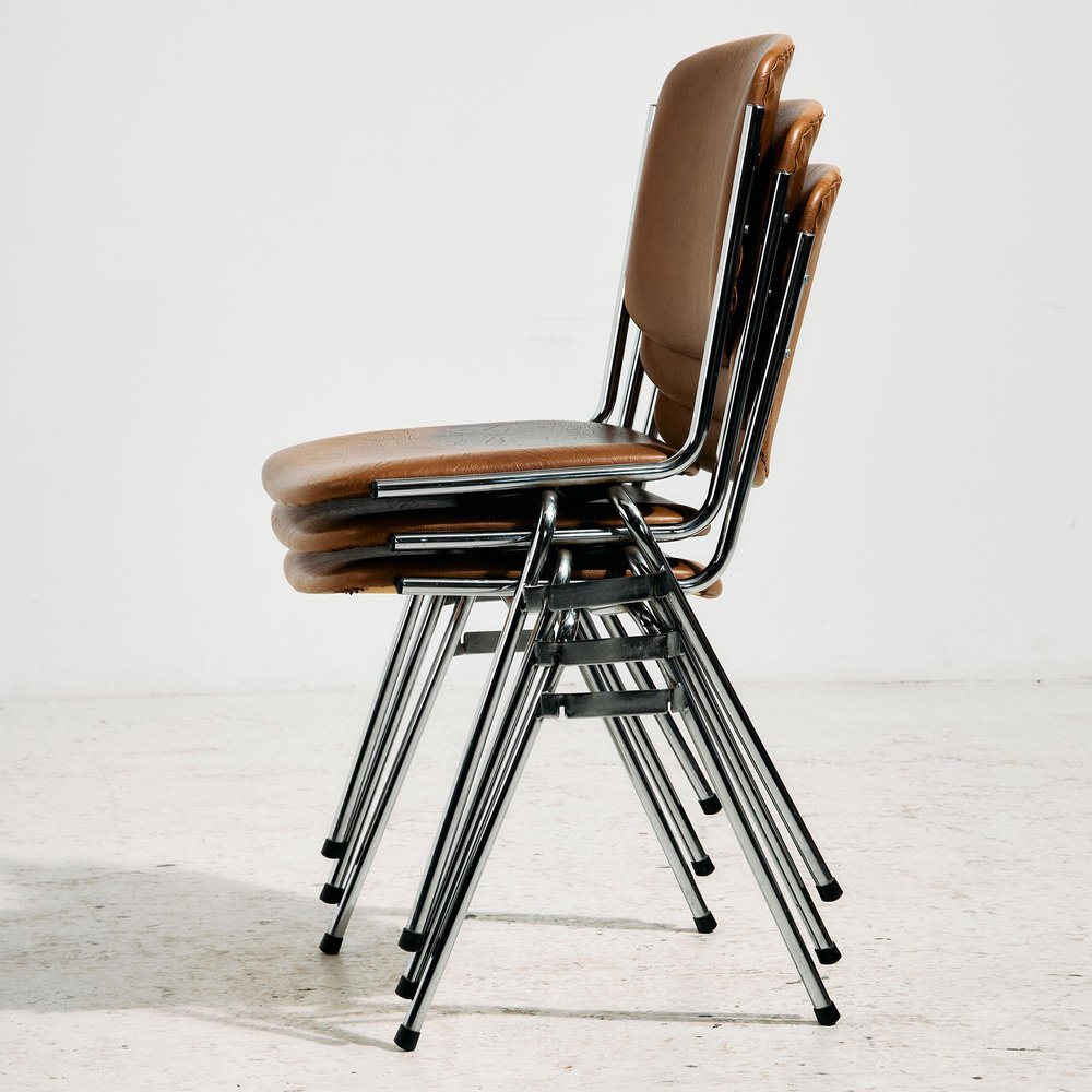 Stackable Tubular Chair, 1970s for sale at Pamono