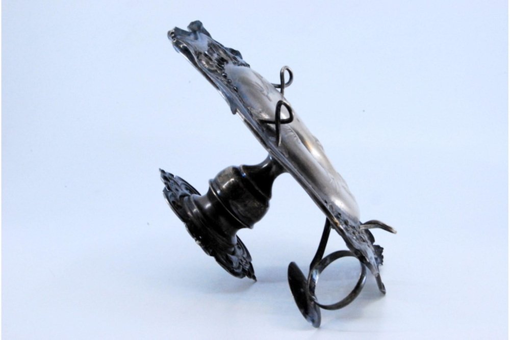 Scalloped Silver Paddle with Cut-Out Details for sale at Pamono