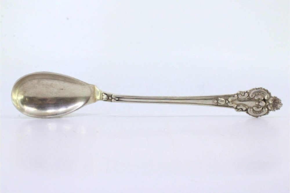 Silver Rice and Serving Spoon with Raised Edges for sale at Pamono