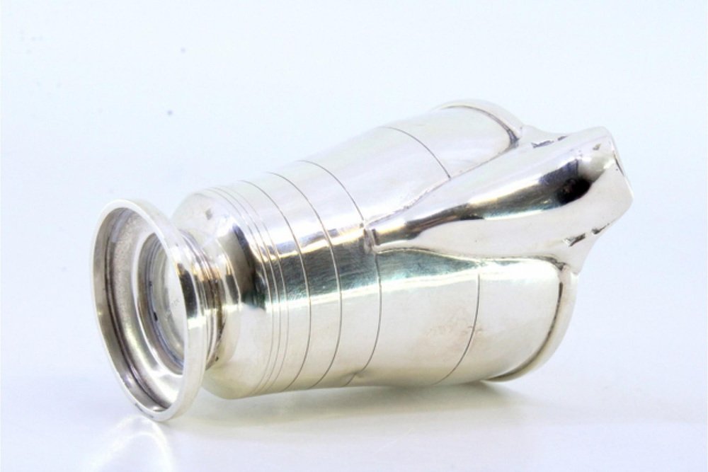 Silver Milk Jug with Edge Borders for sale at Pamono