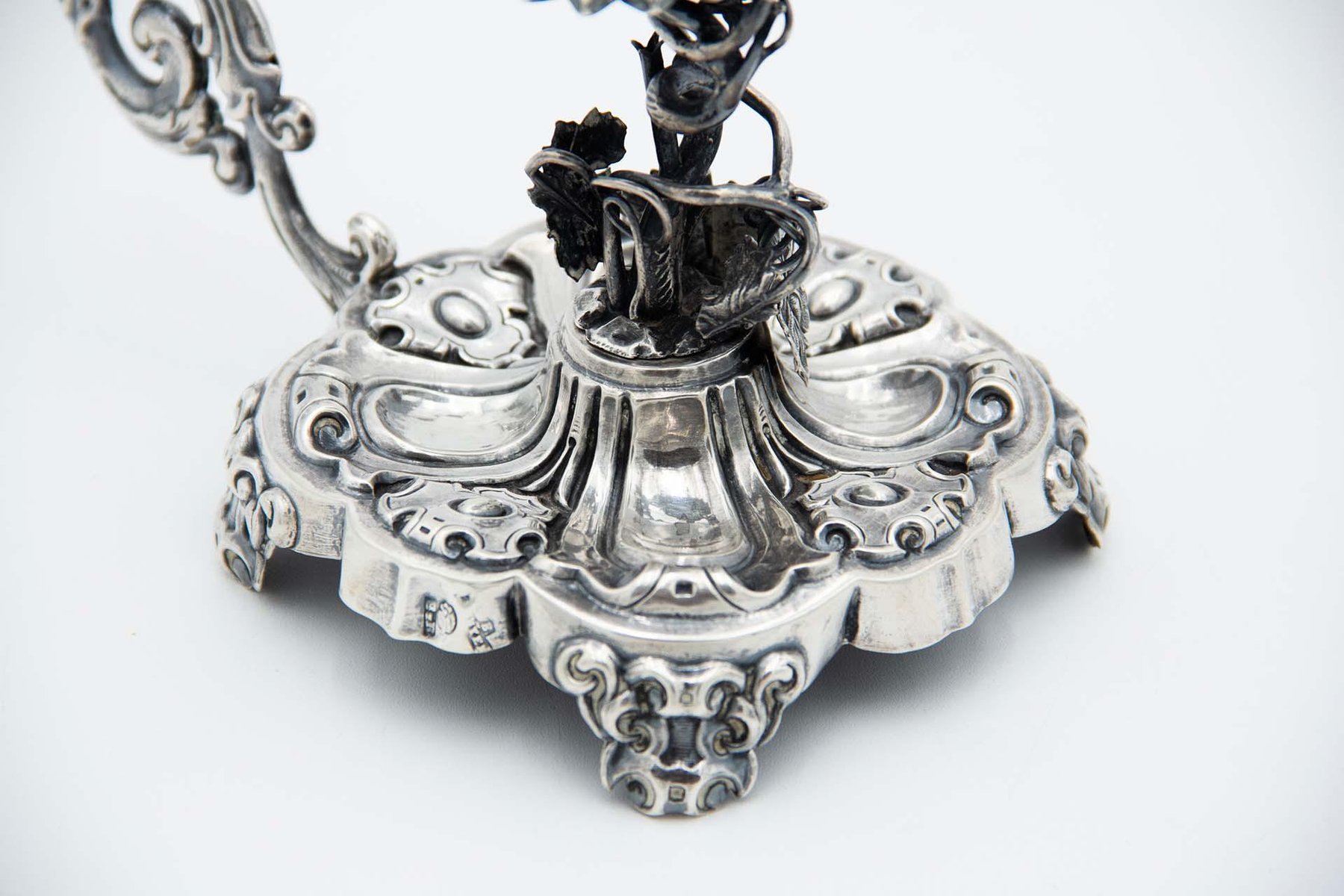 Silver Paddle with Vine Reliefs for sale at Pamono