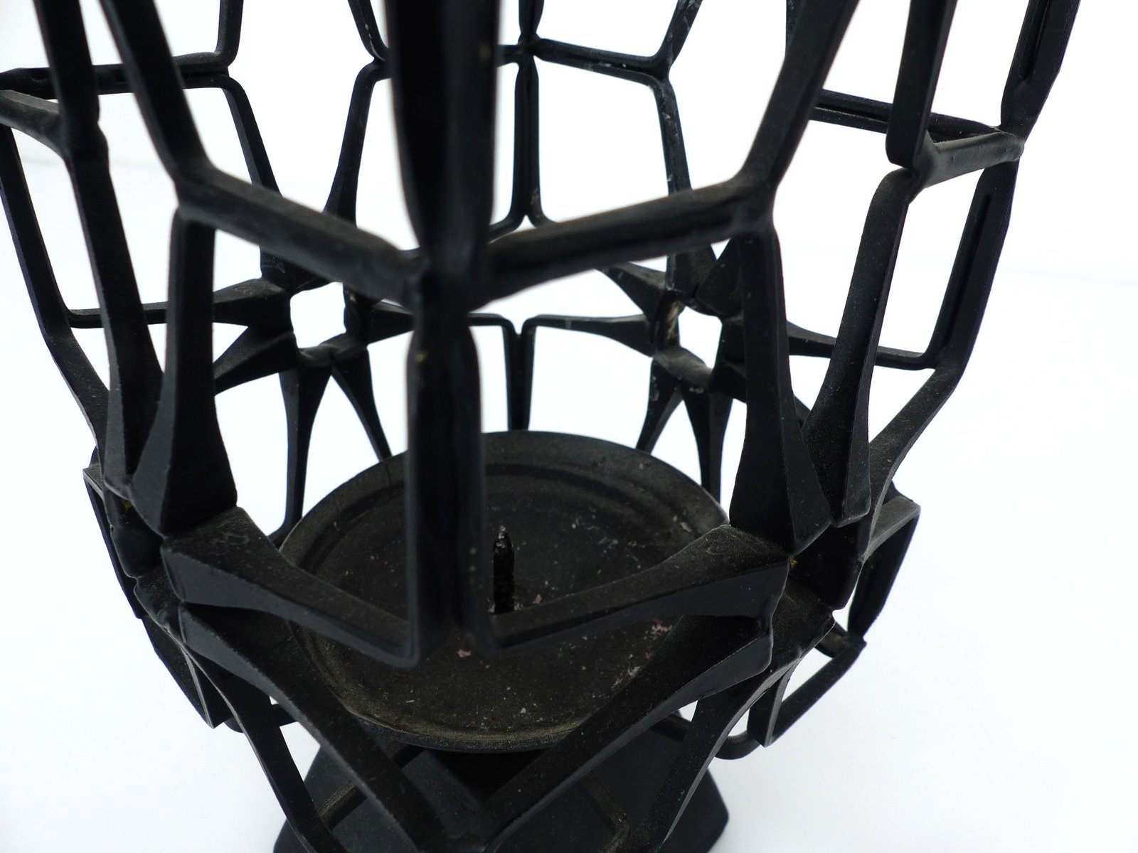 Brutalist Wrought Iron Candlestick by Bruce Weir, 1960 for sale at Pamono