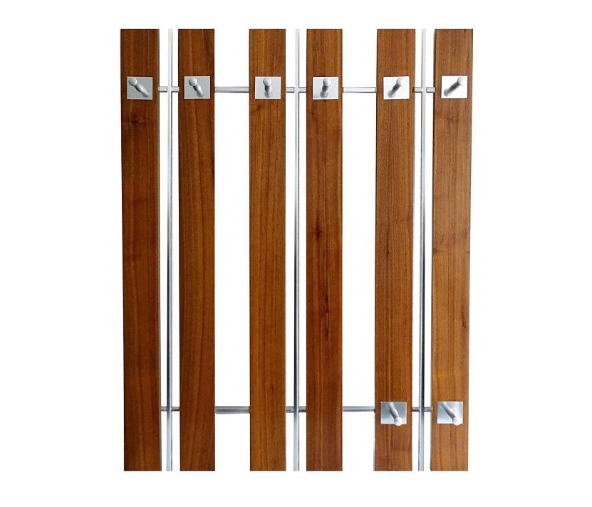 Large Scandinavian Teak Coat Rack for sale at Pamono