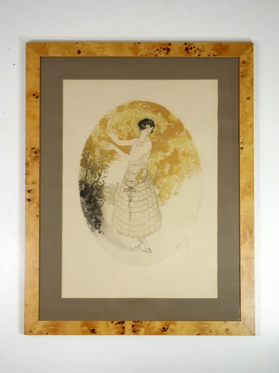 Jean Hardy, Art Deco Luis Icart School Composition, 1920s, Etching ...