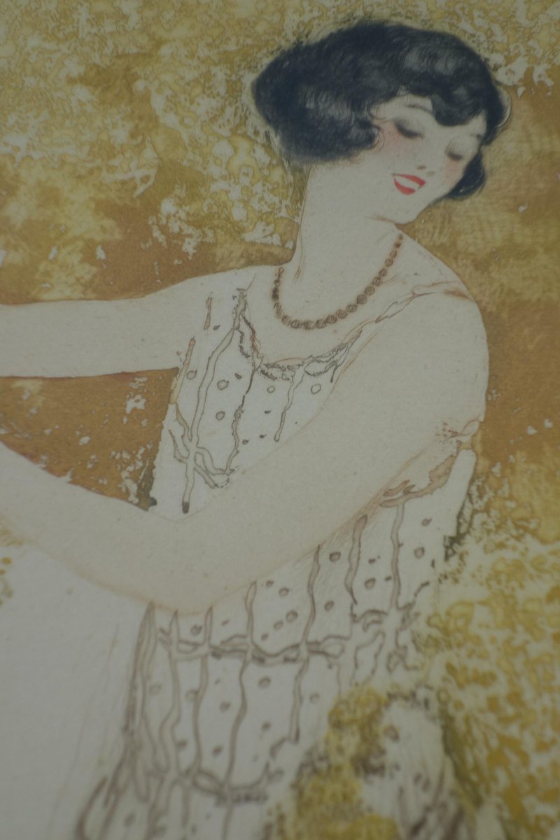 Jean Hardy, Art Deco Luis Icart School Composition, 1920s, Etching ...