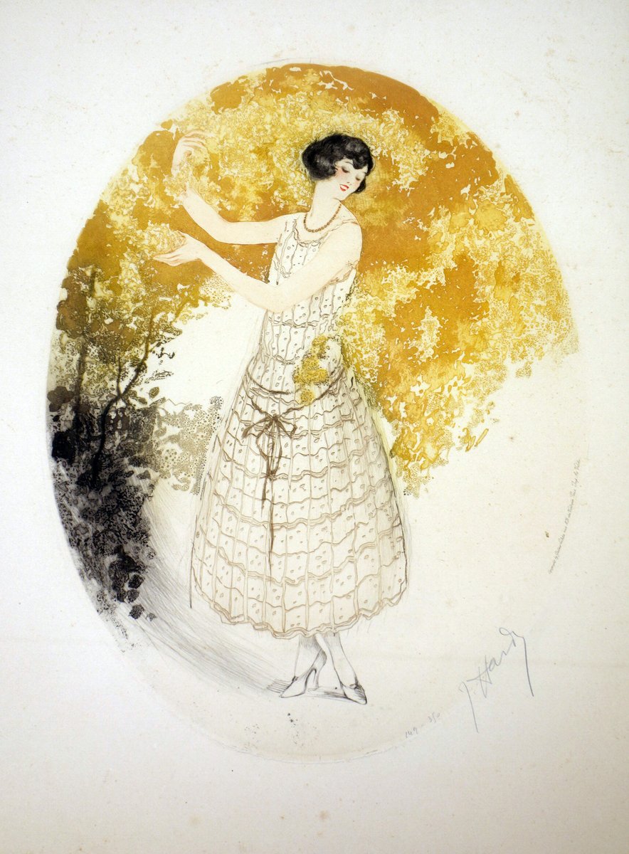 Jean Hardy, Art Deco Luis Icart School Composition, 1920s, Etching ...