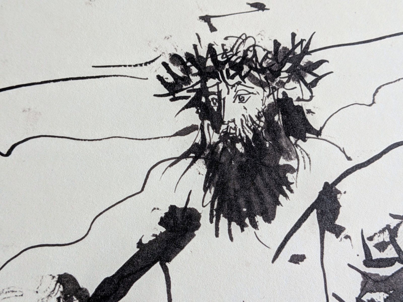 Pablo Picasso, Three Faces of Christ, 1961, Original Photolithograph ...