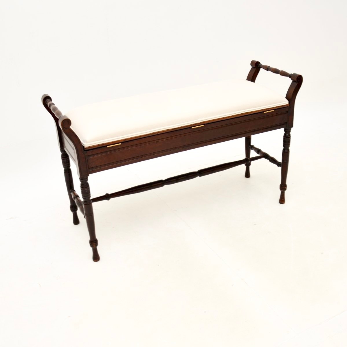 Victorian Duet Piano Stool, 1890s for sale at Pamono