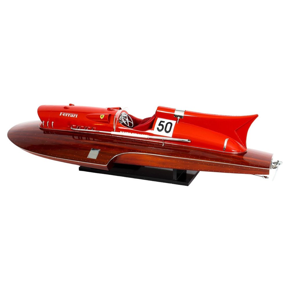 Vintage Ferrari Hydroplane Model, 1950s for sale at Pamono