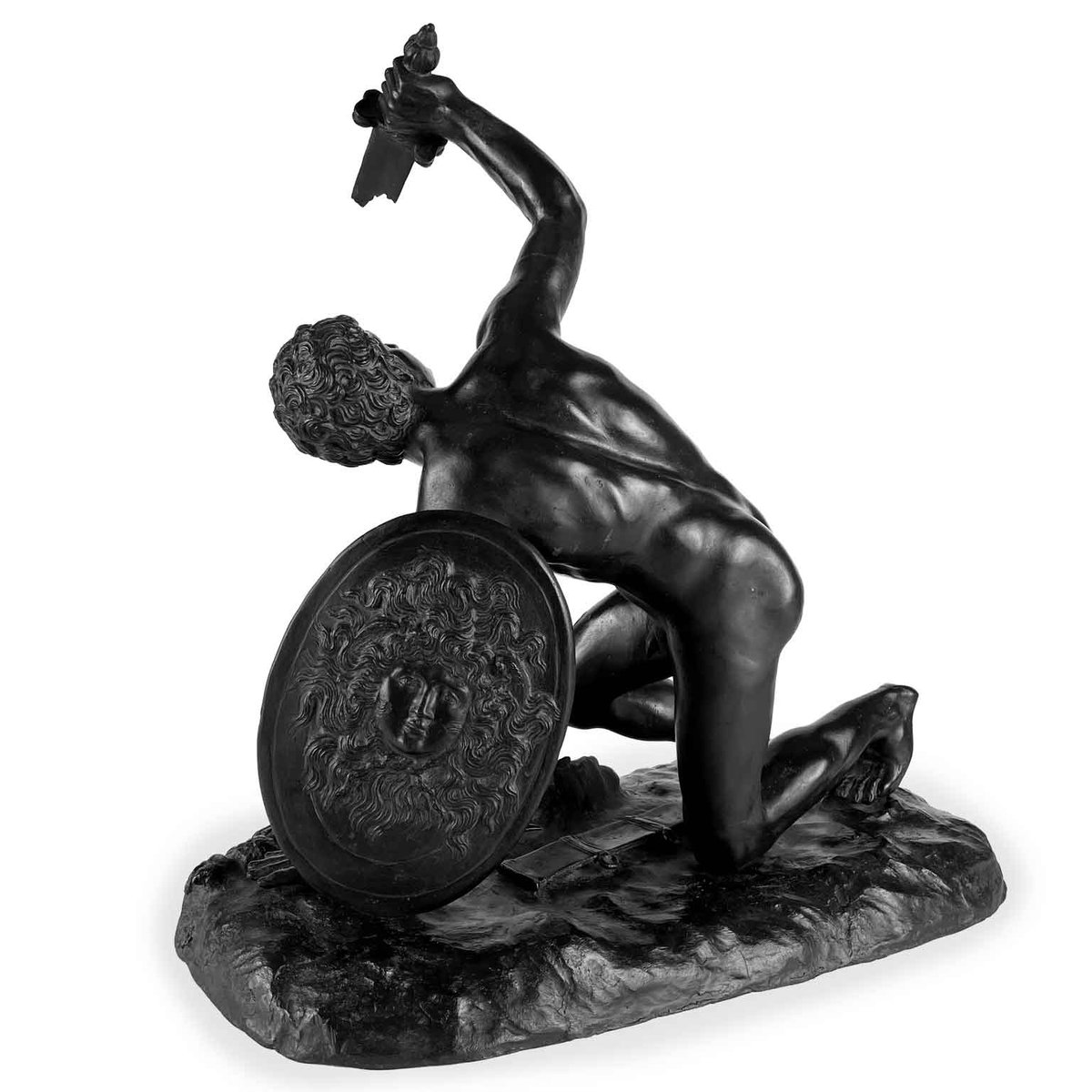 Statue of Gladiator, 1920s, Bronze for sale at Pamono