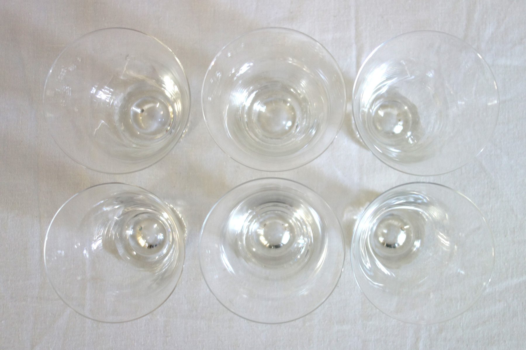 Mid-20th Century Kim Model Wine Glasses from Daum, Set of 6 for sale at ...