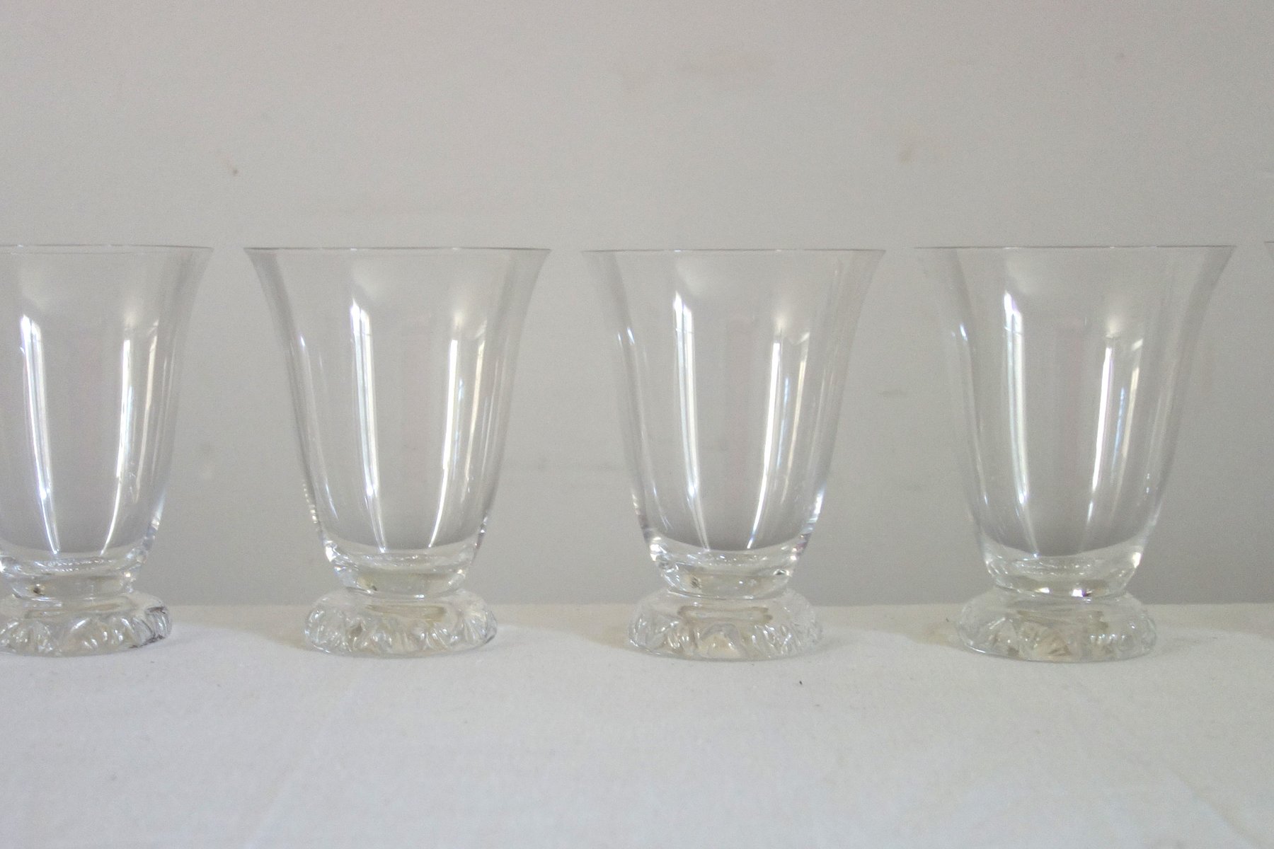 Mid-20th Century Water Glasses Kim Model from Daum, Set of 6 for sale ...
