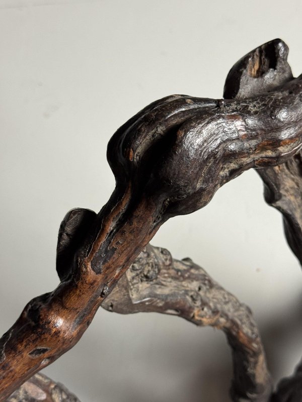 Rustic Magazine Rack in Terracotta Color for sale at Pamono