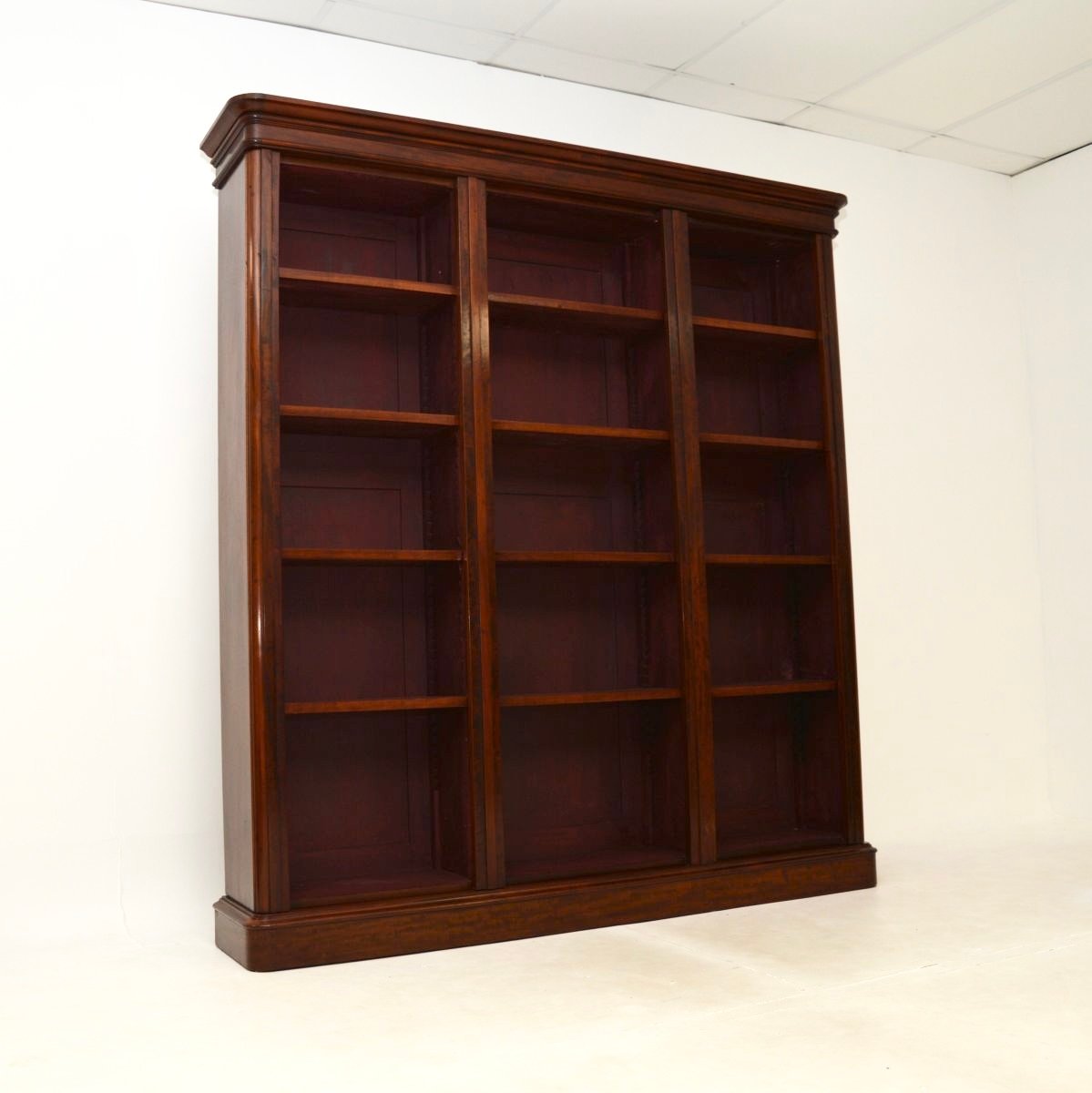 Antique Victorian Open Bookcase, 1860 for sale at Pamono