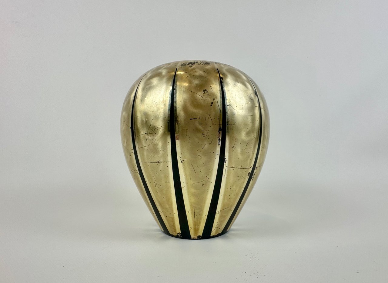 Art Deco Silver-Plated Ikora Vase from WMF, 1950s for sale at Pamono
