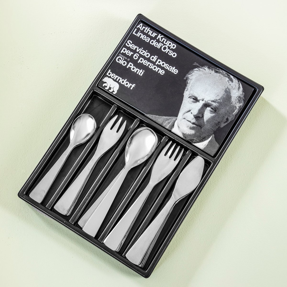 Cutlery Set by Gio Ponti for Arthur Kropp Berndorf, 1970s, Set of 28 ...