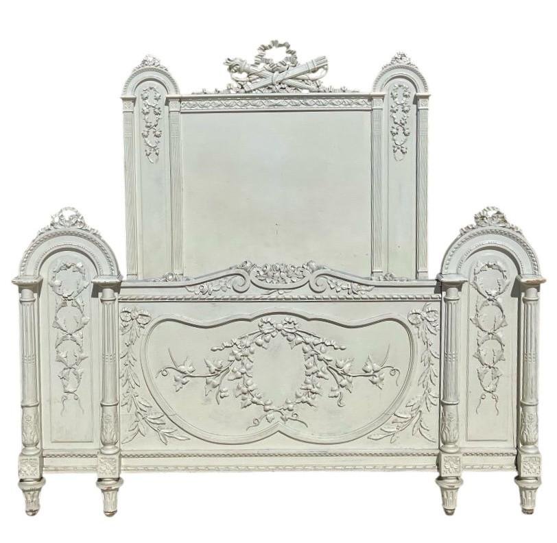 Louis XVI Style Lacquered Bed for sale at Pamono