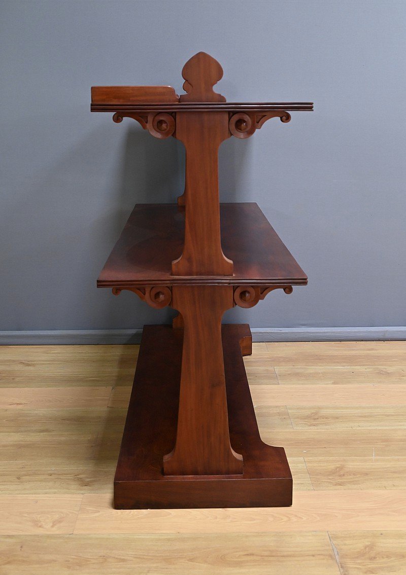 Victorian Mahogany Serving Trolley for sale at Pamono