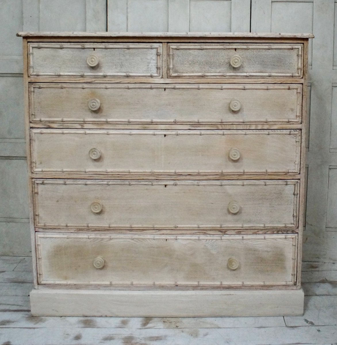 Bleached Ash Chest of Drawers from Howard & Sons., 1880 for sale at Pamono