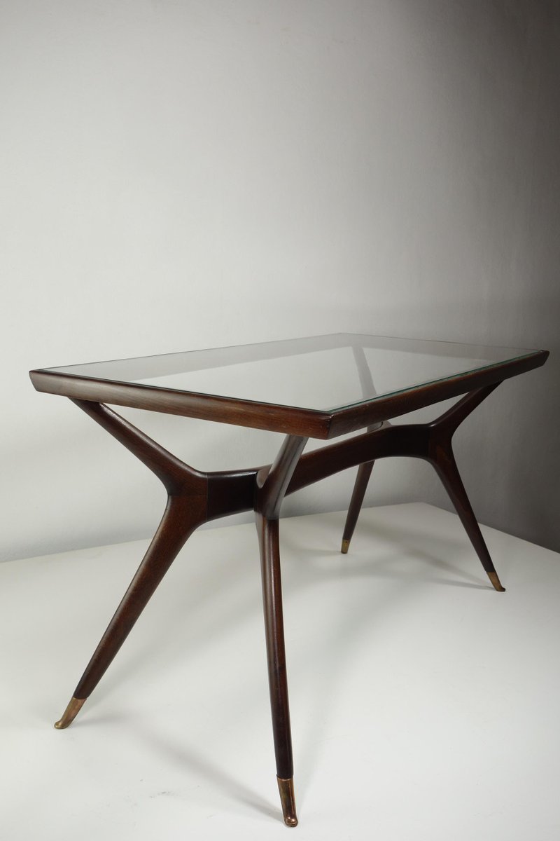Mid-Century Modernist Italian Wood Coffee Table, 1950 for sale at Pamono