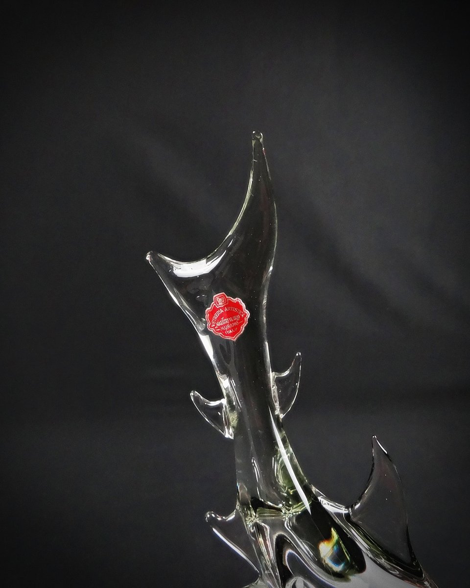 Vintage Murano Glass Shark from Maestri Vetrai, 1960s for sale at Pamono