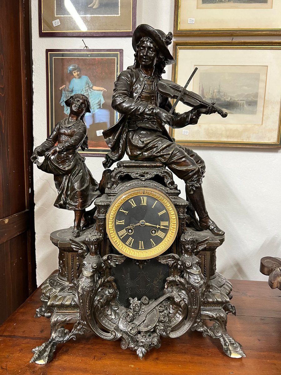 Parisian Clock, Early 1900s for sale at Pamono